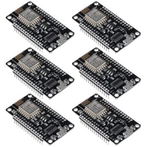 diitao 6pcs esp8266 nodemcu lua ch340 flash serial wireless module cp2102 4m bytes esp-12e wifi internet development board