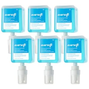 EZbrnd Eversoft General Puprose Foam Soap Refill Cartridge, 1000ml (33.8 oz) x 6 pk, ESO-001T