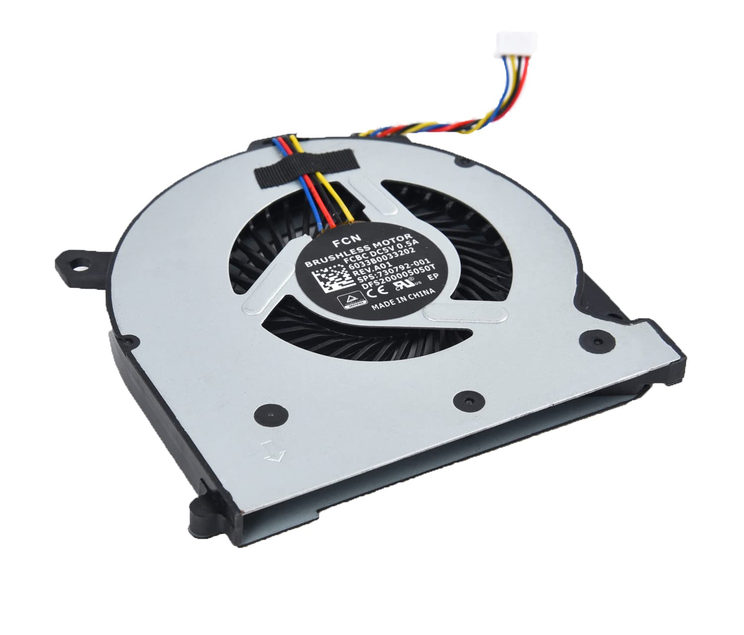 Replacement CPU Cooling Fan for HP Elitebook 840 850 G1 G2, Elitebook 740 745 755 G1 G2, ZBook 14 G1 G2 Series Laptop P/N:730792-001 KSB0805HB KSB0805HB-CM23 6033B0033202