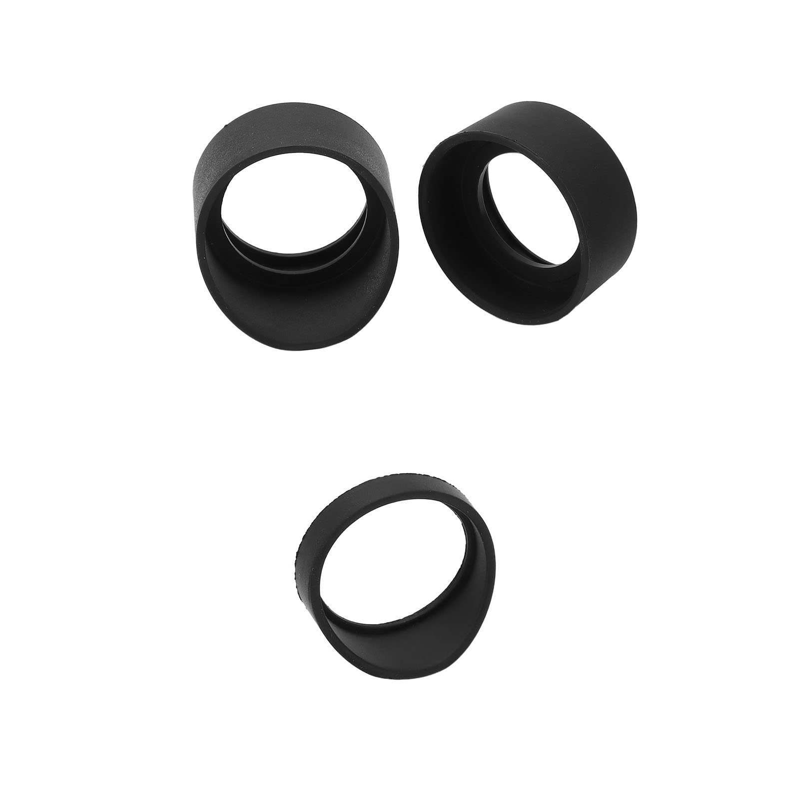 3pcs Microscope Eyepiece Eyeshields, Suitable for AmScope SW, and ZM Series Stereomicroscopes, Soft Rubber Eyepiece Eye Eye Guards Cups.