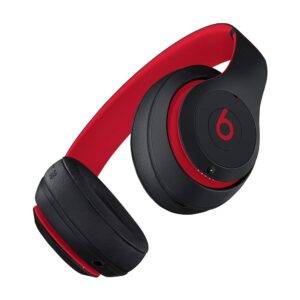 Beats Studio3 Wireless Noise Cancelling Over-Ear Headphones - Defiant Black-Red (Renewed Premium)