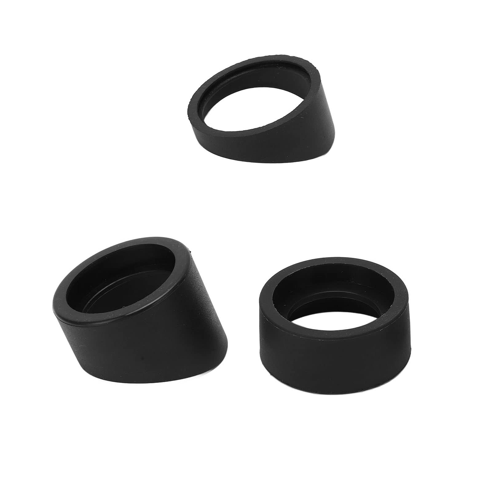 3pcs Microscope Eyepiece Eyeshields, Suitable for AmScope SW, and ZM Series Stereomicroscopes, Soft Rubber Eyepiece Eye Eye Guards Cups.