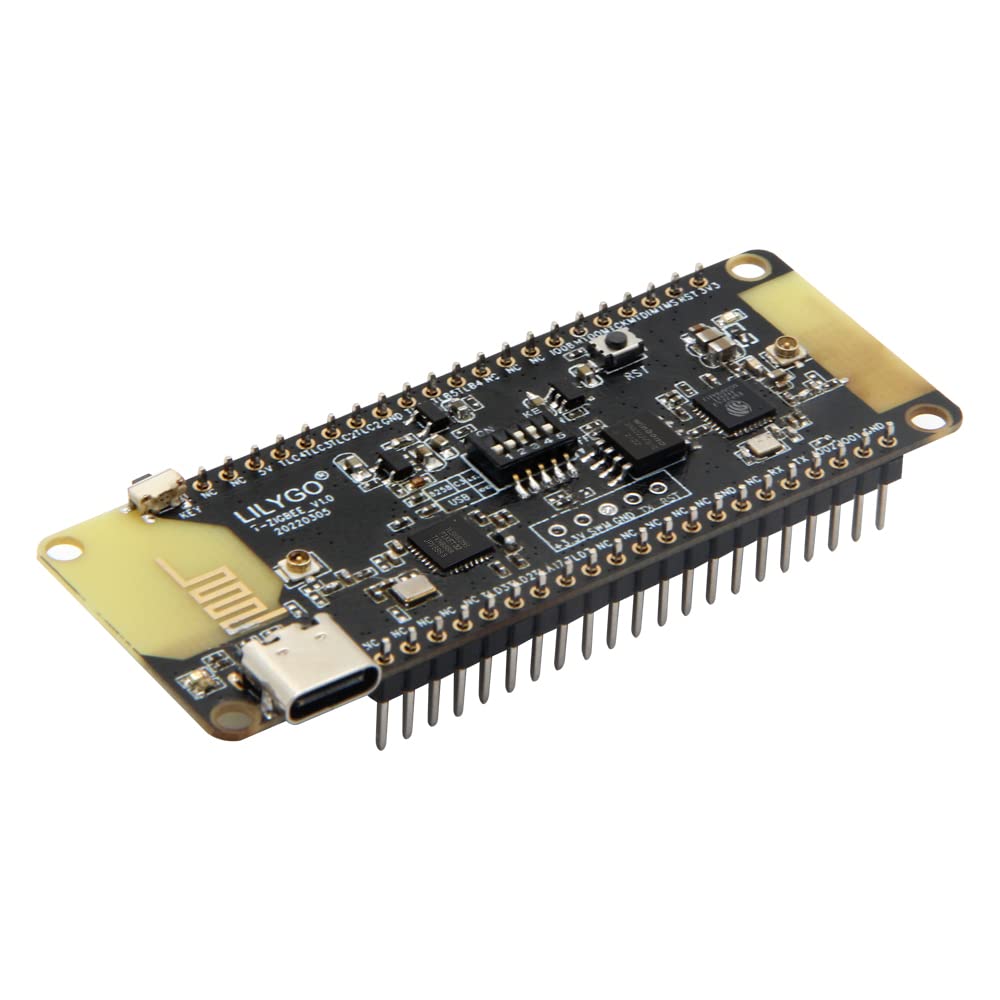 LILYGO T-Zigbee Dual MCU Development Board ESP32-C3 TLSR8258 Ultra Low Power IOT WiFi BLE Smart Control Module (T-Zigbee)