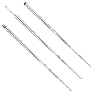 milacolato g23 titanium piercing taper insertion pins 18g taper piercing kits for ear/nose/navel/nipple/lip/eyebrow/tongue/tragus helix stretcher body piercing stretching kit assistant tools