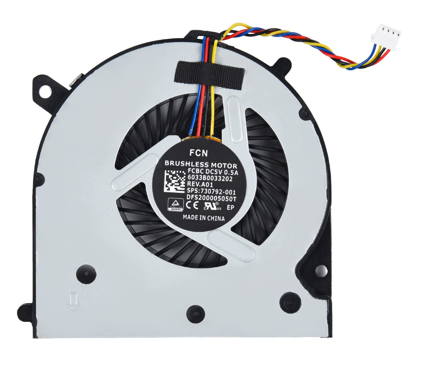 Replacement CPU Cooling Fan for HP Elitebook 840 850 G1 G2, Elitebook 740 745 755 G1 G2, ZBook 14 G1 G2 Series Laptop P/N:730792-001 KSB0805HB KSB0805HB-CM23 6033B0033202