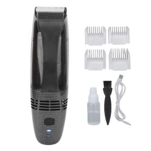 yuyte hair trimmer usb vacuum trimmer kit with powerful automatic hair suction for beards facial hair stubble hair clipping lithium ion powered electric shaver with 4 guide combs