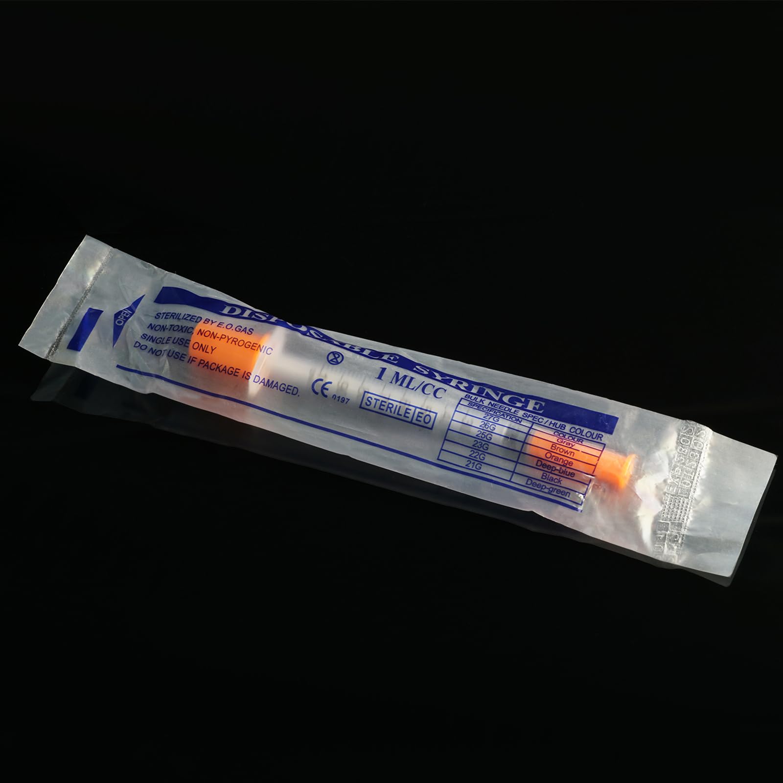 hyddeb 1ml 30 Gauge 1/2 inch (13mm) Lab Supplies for Scientific Measuring, Individually Packaged, Pack of 20