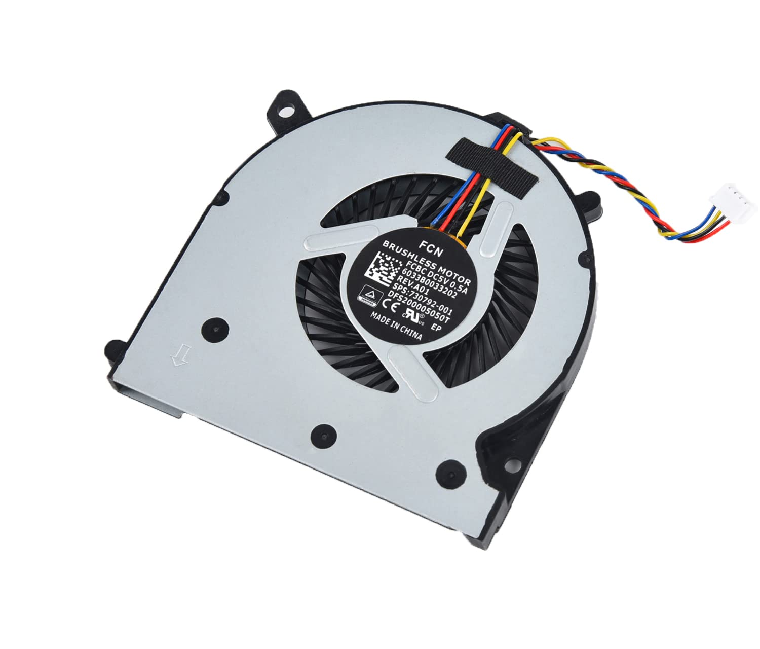 Replacement CPU Cooling Fan for HP Elitebook 840 850 G1 G2, Elitebook 740 745 755 G1 G2, ZBook 14 G1 G2 Series Laptop P/N:730792-001 KSB0805HB KSB0805HB-CM23 6033B0033202