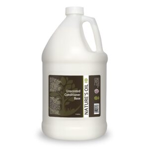 nature's oil unscented ultra hydrating conditioner base, 1 gallon