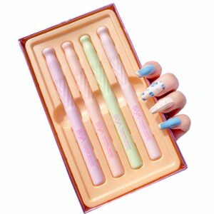 byvute solid perfume stick, 4 pcs fruity and floral scent fragrance crayons set for women girls