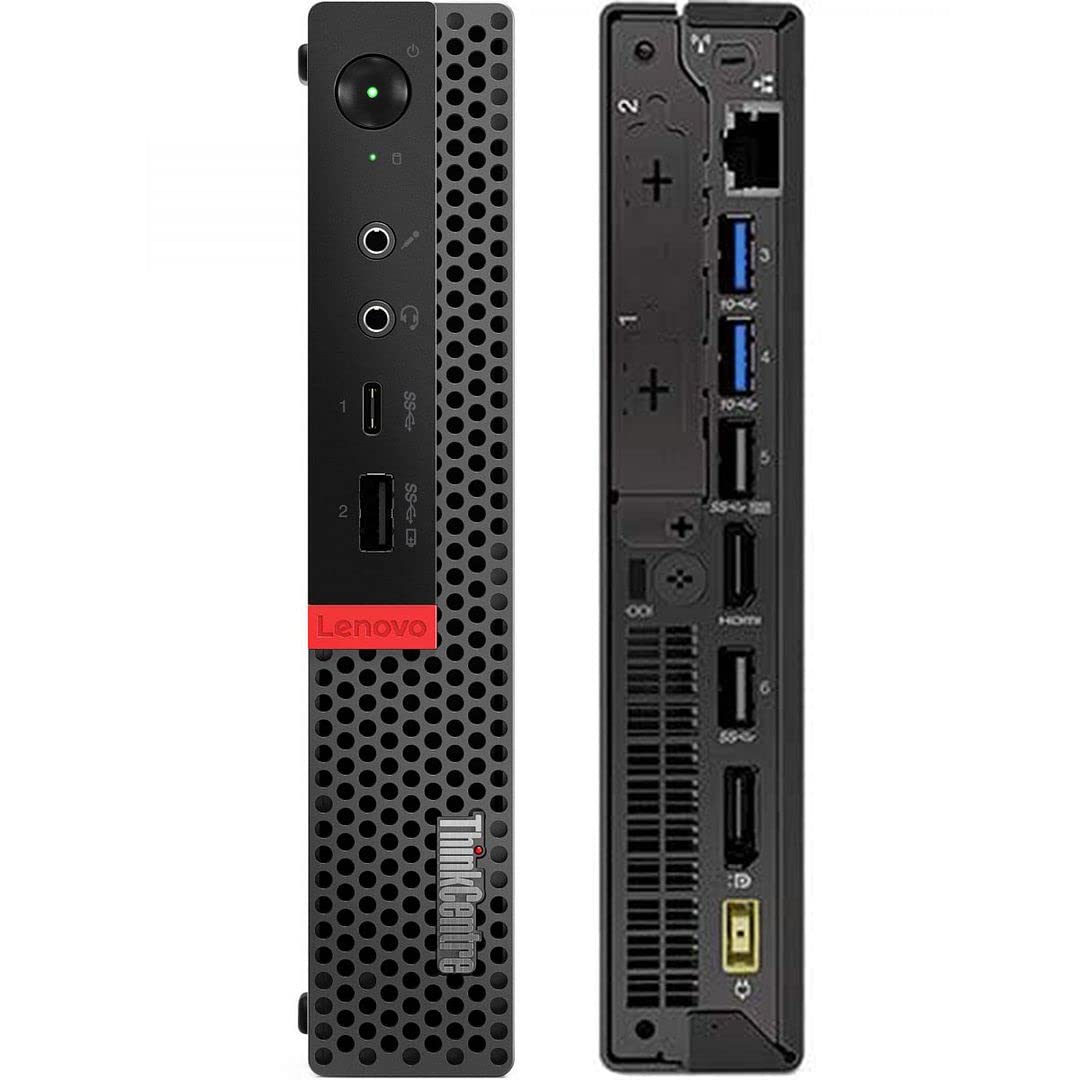 Lenovo Tiny Desktop ThinkCentre M920q Mini Business Computer, Intel 6-Core i5-9500T Up to 3.70 GHz,16GB RAM,256GB NVME SSD, AX210 WiFi, Windows 11 Pro (Renewed)