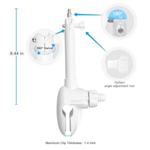 Baby Monitor Mount for Eufy Space View/Eufy Space View S/Eufy Space View Pro - 360° Adjustable, Stable and Durable Baby Camera Holer, Especially for Baby Cot