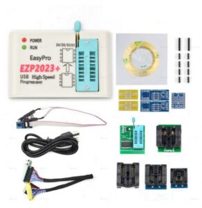 yesyzx welliestr 1 set (ezp2023 with 12 adapters) ezp2023 high-speed usb spi programmer ezp 2023 support 24 25 93 95 eeprom 25 flash bios chip better than ezp2019