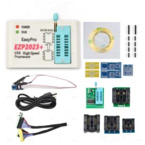 yesyZX WellieSTR 1 Set (EZP2023 with 12 adapters) EZP2023 High-Speed USB SPI Programmer EZP 2023 Support 24 25 93 95 EEPROM 25 Flash BIOS Chip Better Than EZP2019