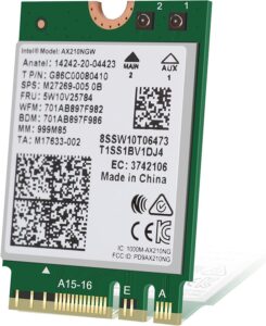 intel ax210 tri-band wi-fi 6e bluetooth 5.3 network card for notebook