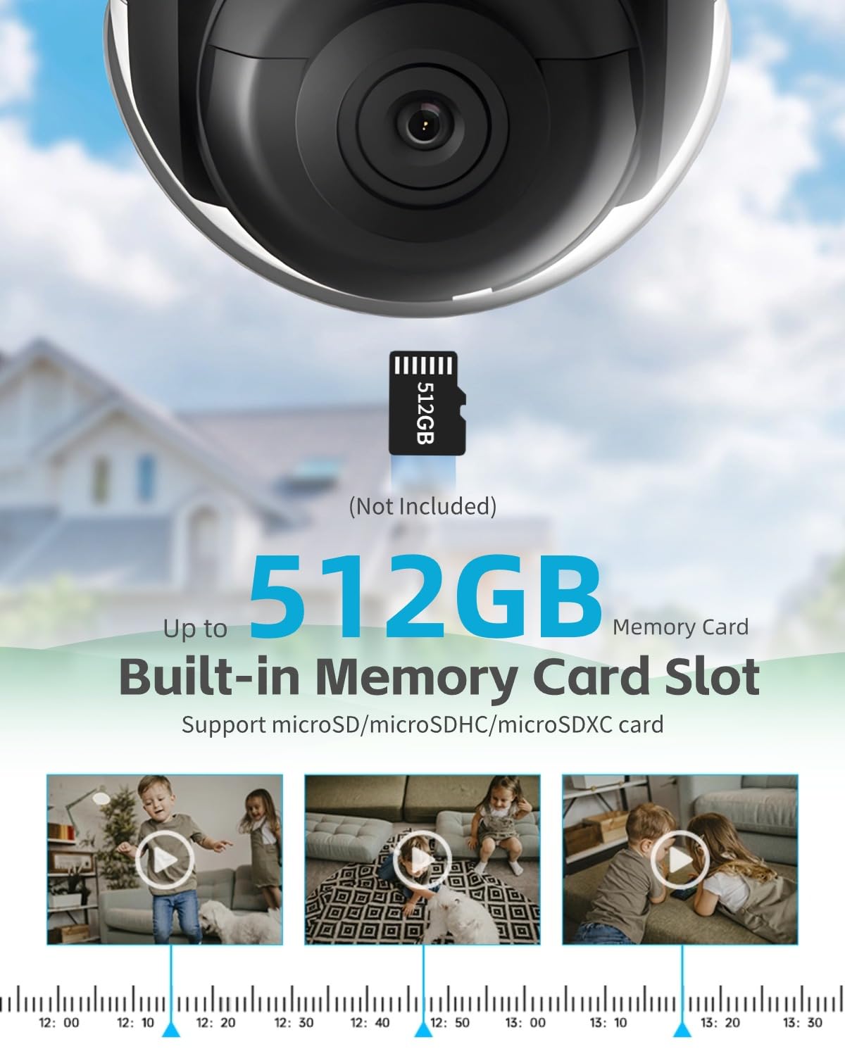 DS-2CD2183G2-I 2.8mm HIK 4K 8MP AcuSense PoE Fixed Dome IP Camera Outdoor Indoor with Human/Vehicle Detection, 120dB WDR, H.265+, 98ft IR Night Vision, Compatible with HIK NVR/Hik-Connect APP