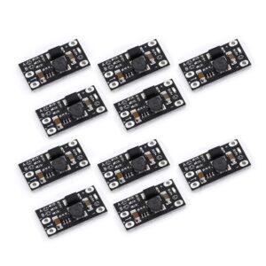 teyleten robot multi-function mini boost module 3.7v to 5v/8v/9v/12v step up board 1.5a led indicator diy voltage module 10pcs