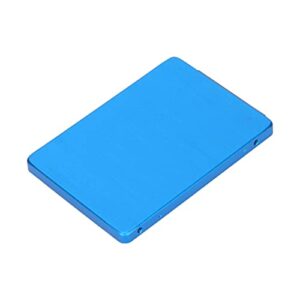 eatc ssd enclosure, 6gbps lightweight aluminum computer ssd hard drive adapter for hard drive blue