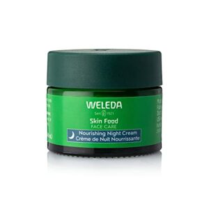 weleda skin food face care nourishing night cream, 1.3 fluid ounce, plant rich moisturizer with sacha inchi oil, cica and squalane