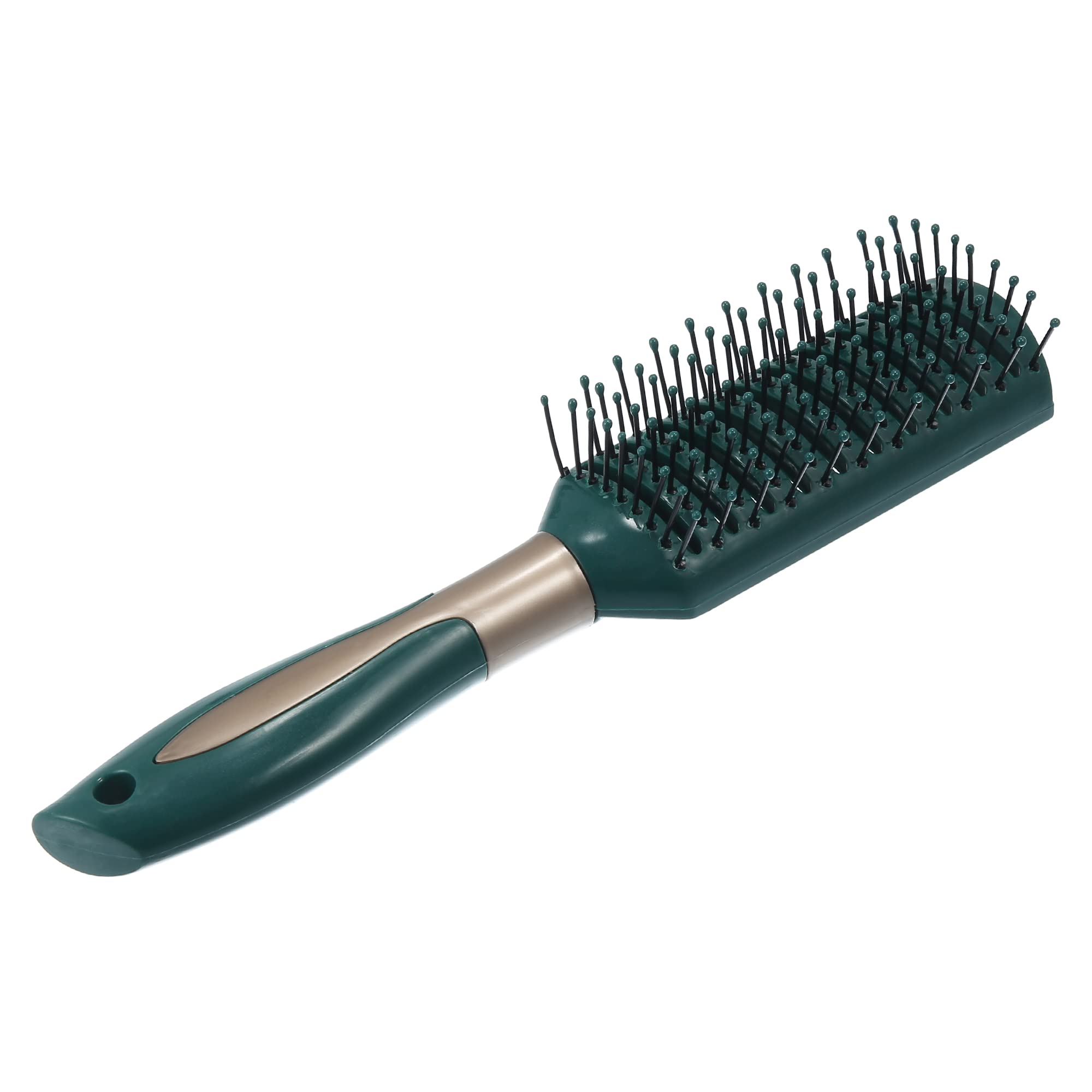 VOCOSTE Vent Hair Brush, Detangling Brush for Women and Men, Wet Hair Brush with Ball Tipped Bristles for All Hair Types, Green