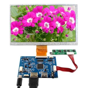 fanyitek 7 inch 1024x600 700nit ips lcd screen and hdmi usb 50pin controller board,support image 180° rotation