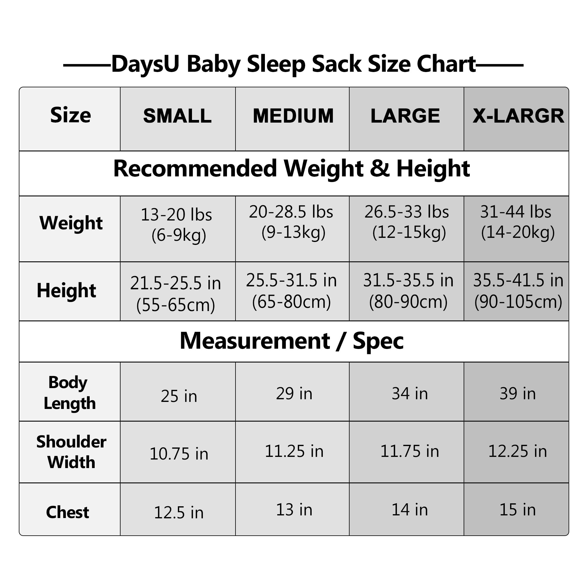 DaysU Baby Sleep Sack with Plush Dots 18-24 Months, 2.5 TOG Sleeveless Baby Wearable Blanket with 2-Way Zipper, Sleeping Bag for Toddler, Grey