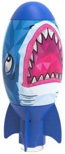 swimways shark rocket, kids pool accessories & torpedo pool toys, water rocket outdoor games for the swimming pool, lake & beach for kids ages 5 & up