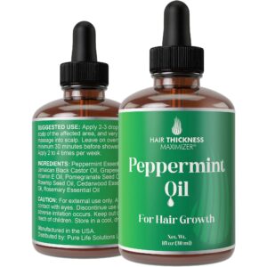 peppermint hair growth oil 1oz