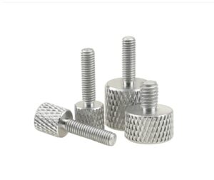 20 pcs aluminum knurling fully threaded hand twistscrew,for motherboard installation etc.m3x12mm