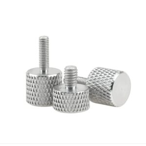 20 Pcs Aluminum knurling Fully Threaded Hand Twistscrew,for Motherboard Installation Etc.M3x12mm