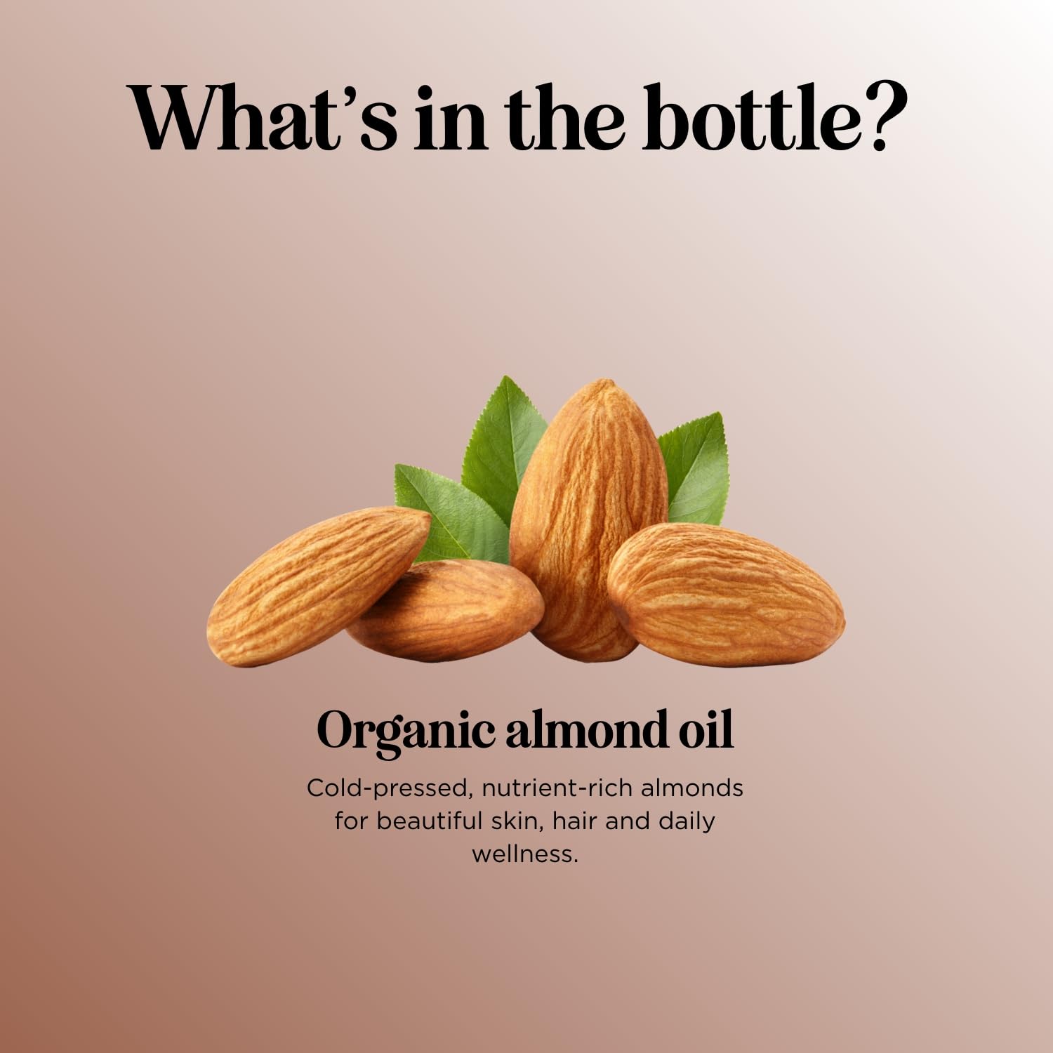 USDA Organic Sweet Almond Oil - Pure Cold Pressed Organic Almond Oil for Skin Hair and Nails - Moisturizing Organic Body Oil for Women and Men plus Carrier Oil for Essential Oils Mixing 16oz