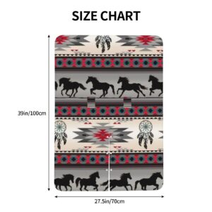 Turquoise Aztec Horse Native Indian Baby Car Seat Canopy Cover Multi Use Nursing Cover for Newborn Car Seat Canopy Mom Nursing Breastfeeding Covers Newborn Shower Gift