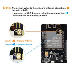 AITIAO 2Pcs ESP32-CAM-MB ESP32-CAM WiFi Bluetooth Development Board ESP32-CAM-MB Micro USB to Serial Port CH340G with OV2640 2MP Camera Module Dual Mode Compatible with Raspberry Pi