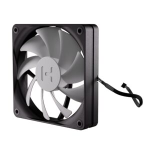 HYTE Flow FA12 Triple Fan Pack (120mm), High Performance PWM Gaming Case Fan, 1500 RPM, 4-PIN, Fluid Dynamic Bearing, White