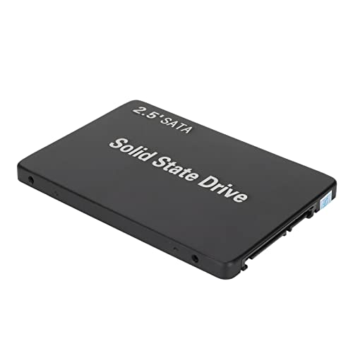 Naroote Laptop SSD Low Consumption 2.5 Inch Drive Black DC 5V 0.95A Quick Start for Office Desktop PC