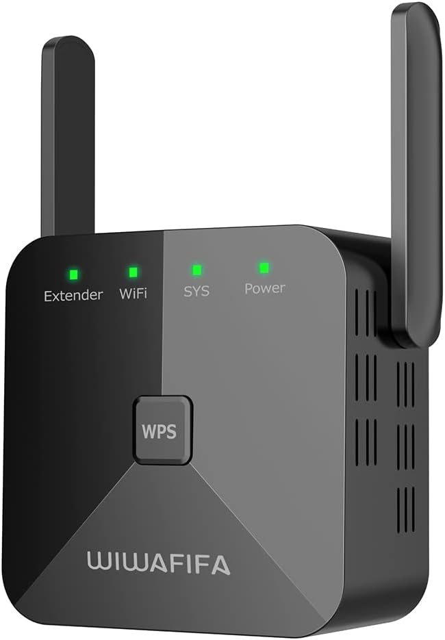 WiFi Extender Signal Booster - Covers Up to 9600 Sq.ft and 45 Devices, 2023 Newest Wireless Signal Amplifier with Ethernet Port & Access Point, Easy Setup, Alexa Compatible