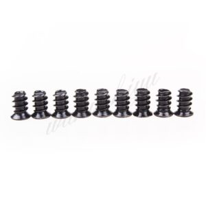 50Pcs M5*8Mm M5*10Mm M5*12Mm KB Computer PC Case Cooling Fan Mount Screw Heat Dissipation Screws Fixer m5x12mm Black Screw