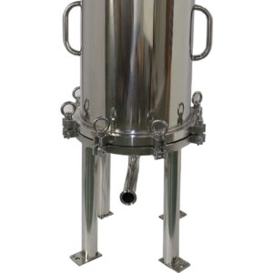 HNZXIB 12" Lenticular Filter Housing with 2 Filter Stacks Alcohol Syrup Beer Filtration