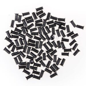 50Pcs M5*8Mm M5*10Mm M5*12Mm KB Computer PC Case Cooling Fan Mount Screw Heat Dissipation Screws Fixer m5x12mm Black Screw