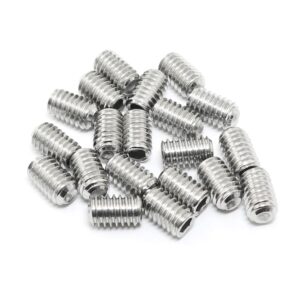 pro bamboo kitchen 20pcs socket set screws 5/16-18x1/2 inch stainless steel screw headless hexagon socket set stop screw