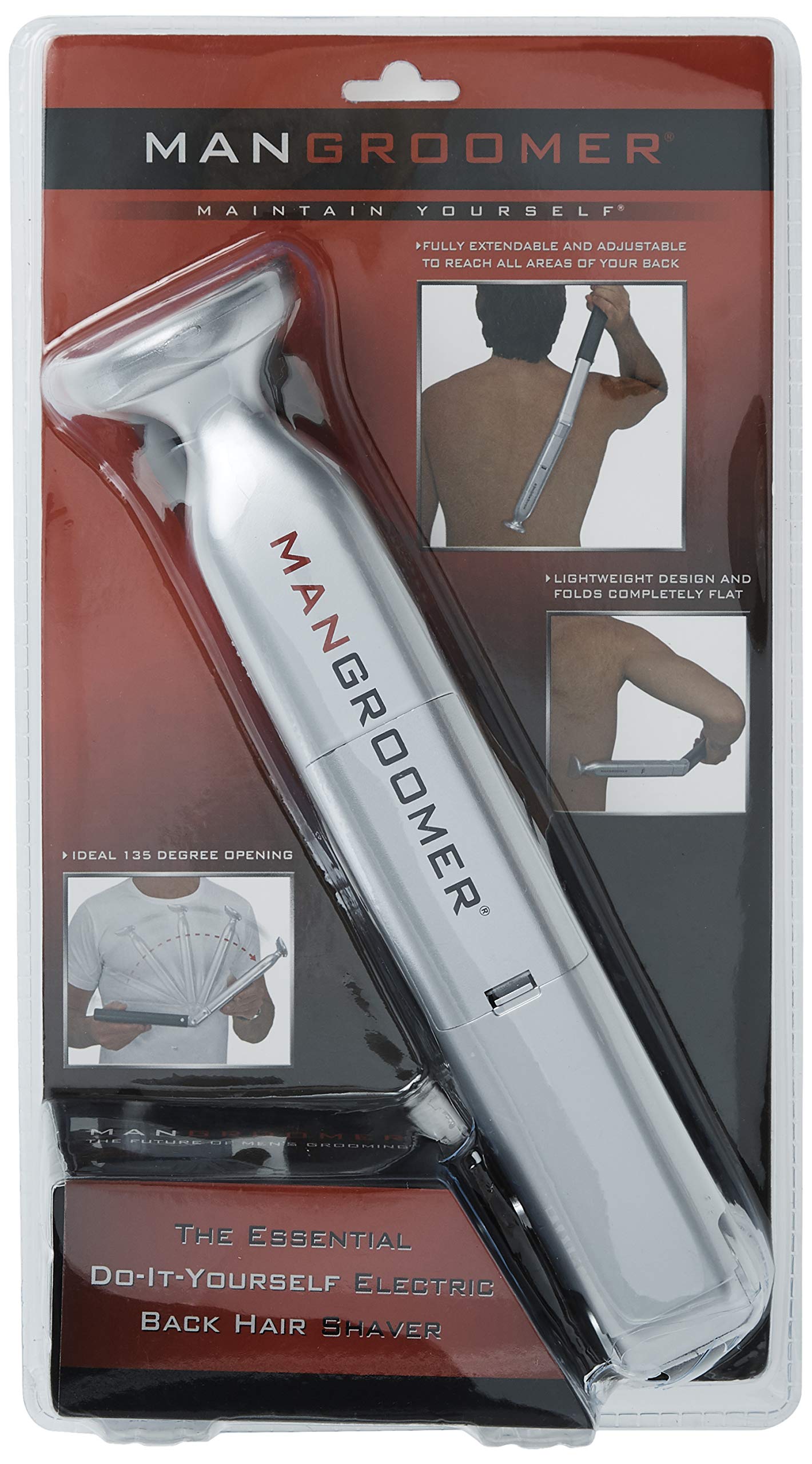 The Super Stud 2 Product Back & Body Bundle by MANGROOMER – Bundle Includes The Essential Back Hair Shaver and The Professional Body Groomer and Ball Groomer