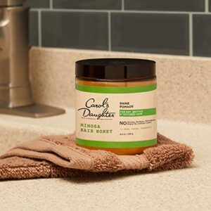 Carol's Daughter Hair Treatment Bundle - Mimosa Hair Honey Shine Pomade and Goddess Strength 7 Oil Blend Strengthening for 2A to 4C Hair with Shea Butter and Castor Oil