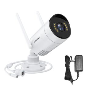 smonet 3mp wifi camera without dc charger, please check if it can works for your model. replacement and extra camera camera system,two way audio,spotlights night vsion