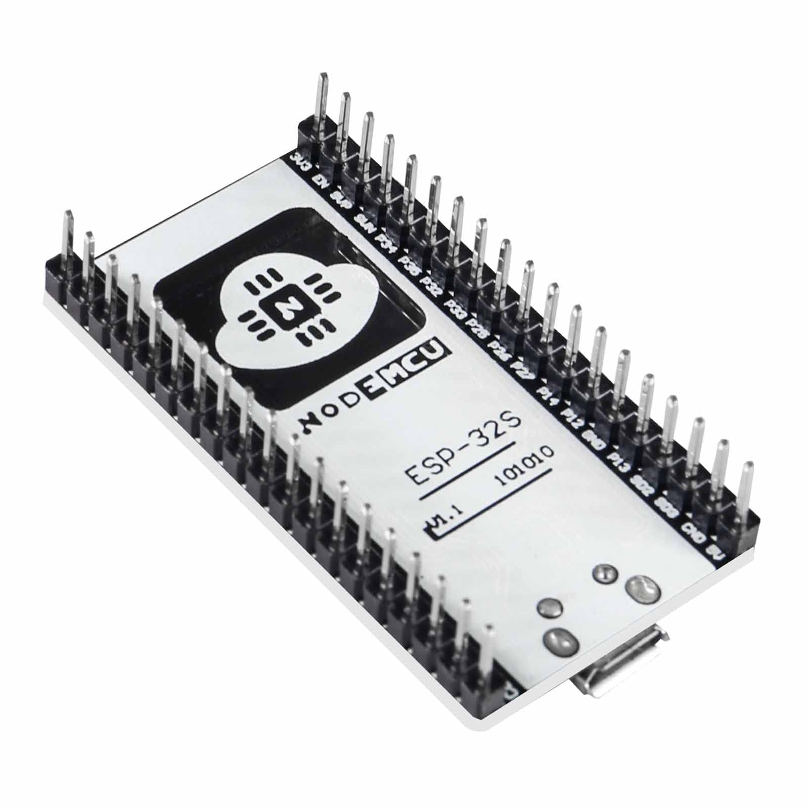 Diitao 2PCS ESP32 ESP32S ESP-WROOM-32 Development Board,NodeMCU 2.4GHz Dual-Core WLAN WiFi +Bluetooth 2 Function Microcontroller (ESP32 38PIN)