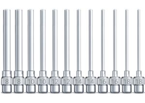 dispensing needle 1.97inch stainless steel blunt tip needle set luer lock luer slip adapter tips 8ga, 10ga, 12ga, 14ga, 16ga, 18ga-12pcs