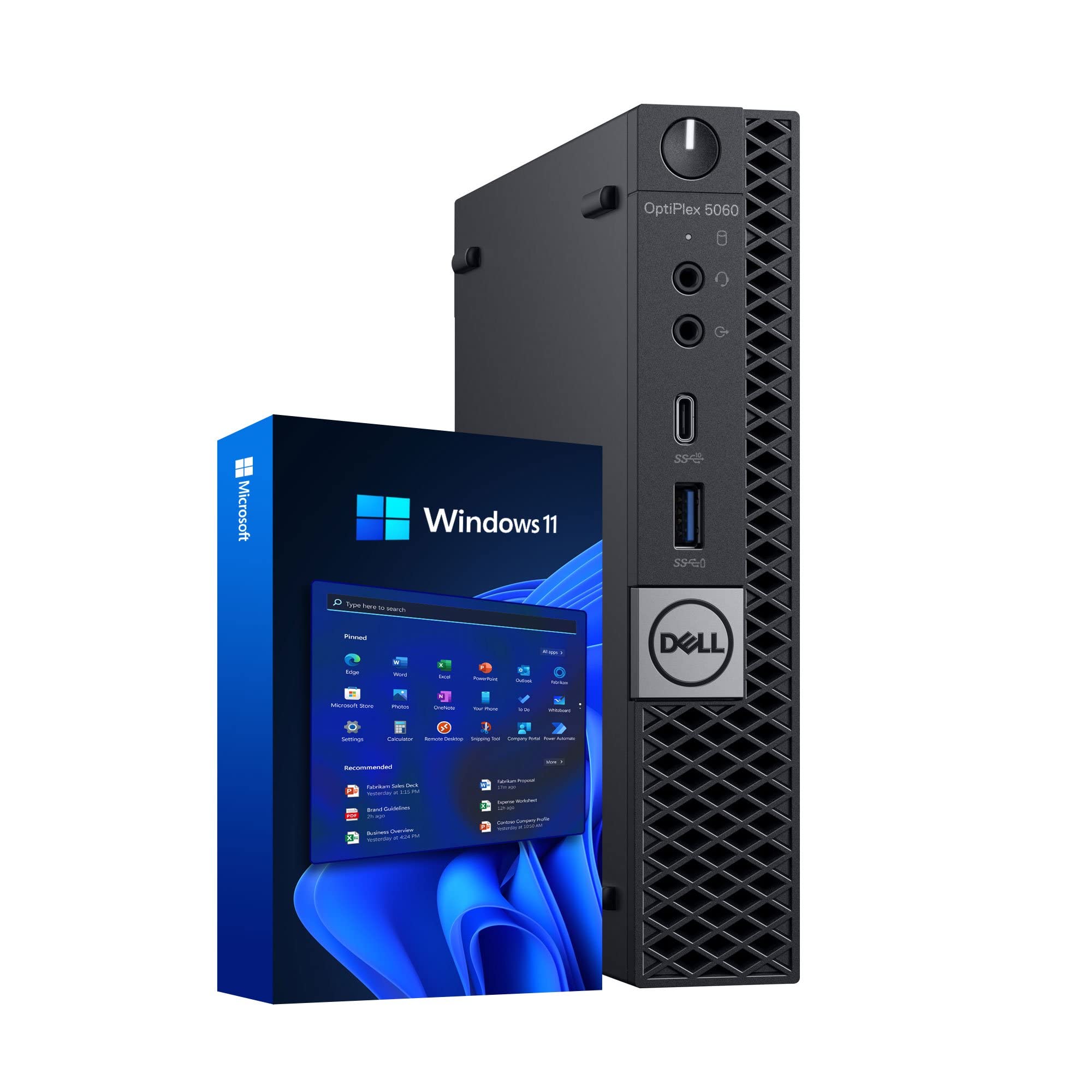 Dell Optiplex 5060 Mini Desktop Computer | 8th Gen Intel Core i5-8500T 2.1GHz | 16GB RAM | 512GB SSD and 1TB HDD | Windows 11 Pro | HDMI | Home or Business PC (Renewed)