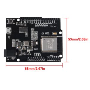 4Pcs ESP32 ESP-32 WiFi Bluetooth D1 Board Module CH340 Development Board 4MB Flash with Micro USB