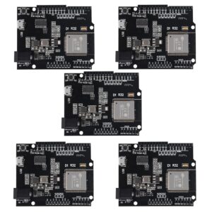 5pcs esp32 esp-32 wifi bluetooth board module ch340 4mb flash with micro usb development board