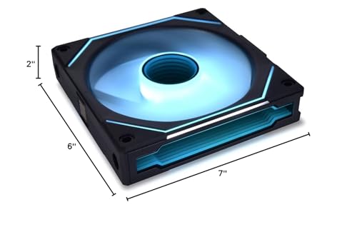 Lian Li UNI Fan SL-INF 120 RGB Infinity Mirror ARGB 120mm Black Desktop Computer Fan