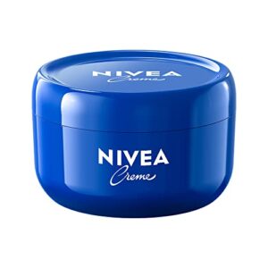 nivea creme body, face and hand moisturizing cream, 16 oz jar